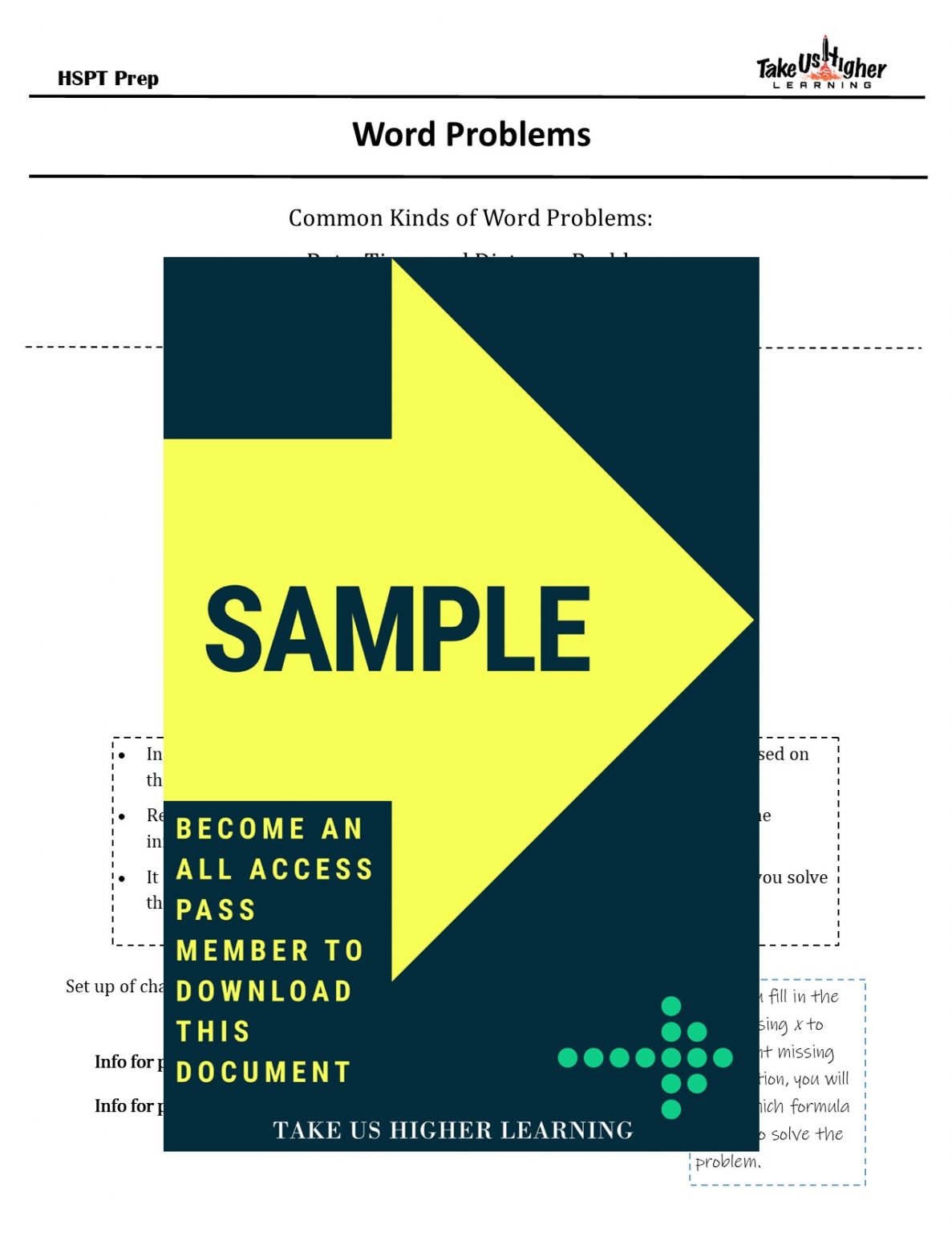 Resource Library - Take Us Higher Learning
