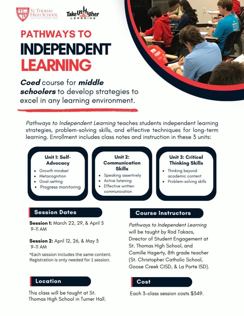 Pathways to Independent Learning - Take Us Higher Learning