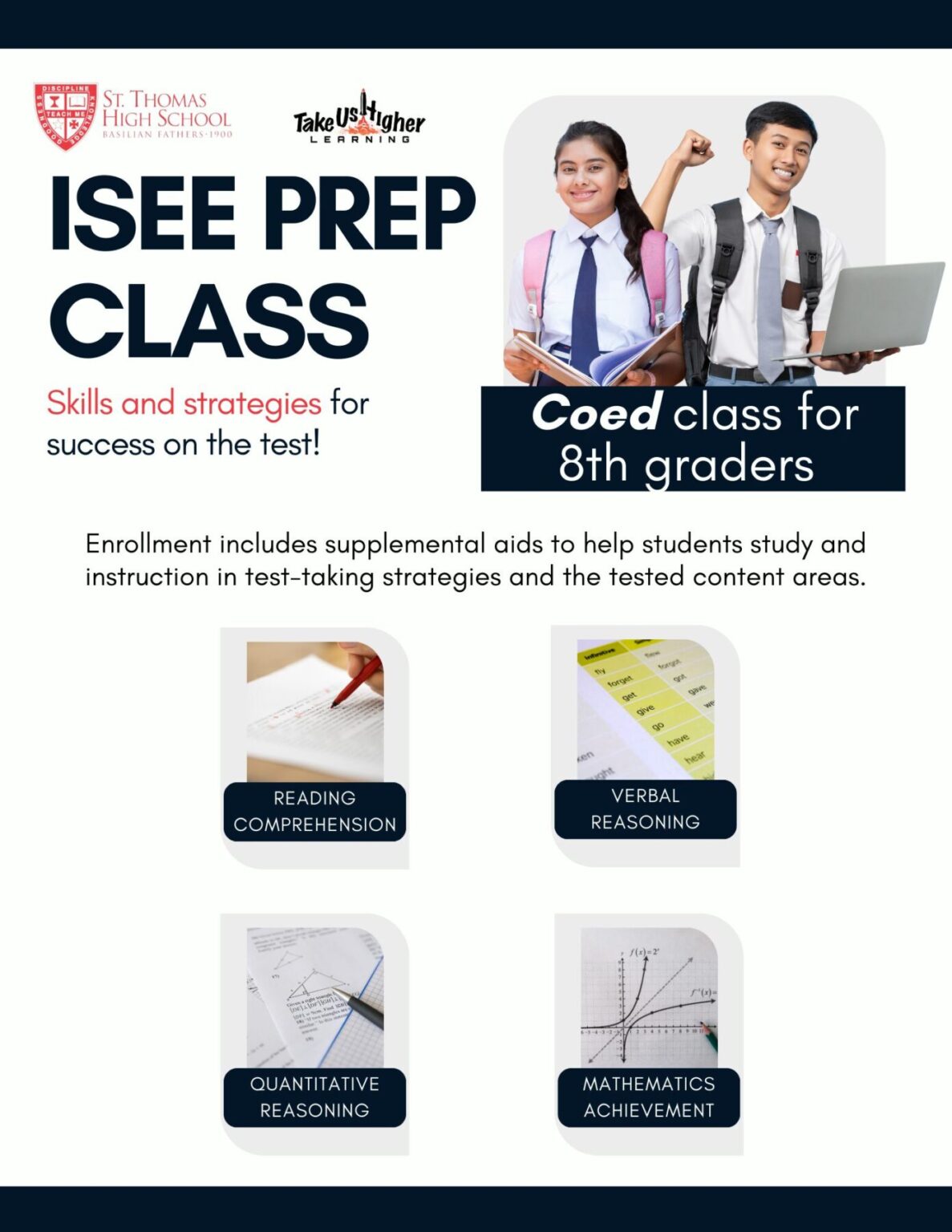 ISEE Prep Class - Take Us Higher Learning